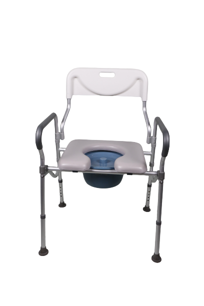 C2587005S 3 in 1 Aluminum Commode Chair – Golden Horse Medical Supplies