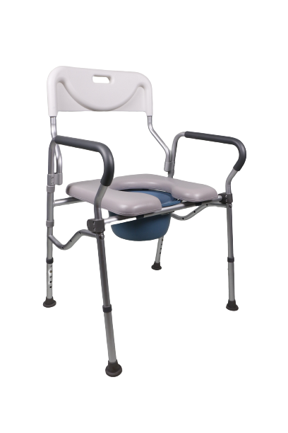 C2587005S 3 in 1 Aluminum Commode Chair – Golden Horse Medical Supplies