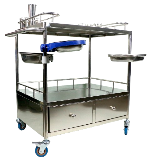 Stainless Dressing Cart – Golden Horse Medical Supplies