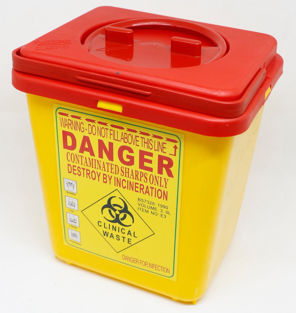 SC2902 Sharps Container 3L – Golden Horse Medical Supplies