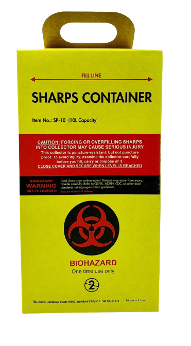 Disposable Sharps Container – Golden Horse Medical Supplies