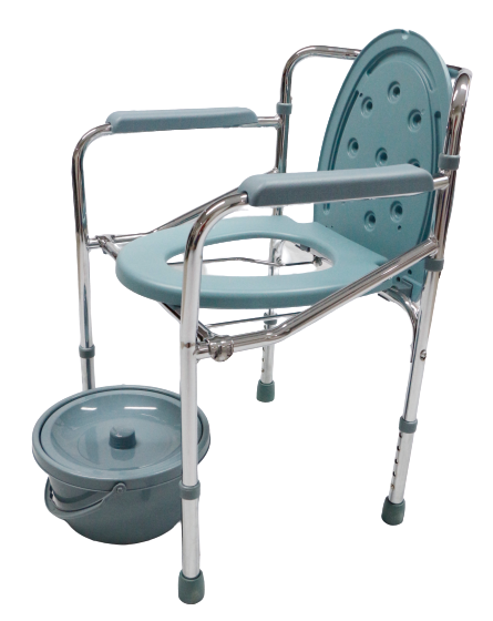 MT894 Economy Folding Commode Chair – Golden Horse Medical Supplies