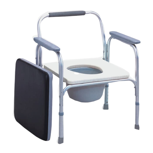 KY895L Obese Aluminum Commode Chair – Golden Horse Medical Supplies