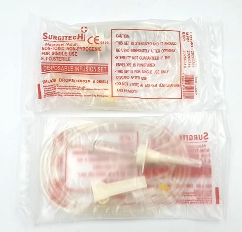 Macro Drip Set (Macroset) – Golden Horse Medical Supplies