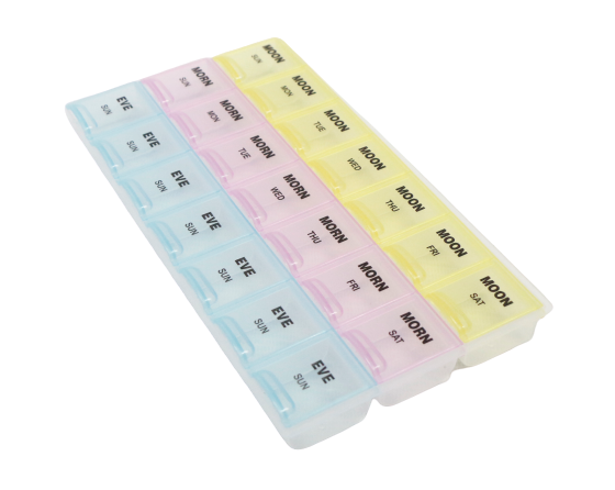 3 Level Medicine Storage Box 1 week – Golden Horse Medical Supplies