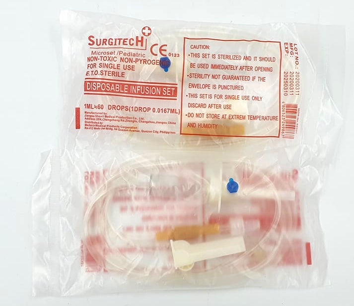 Micro Drip Set (Microset) – Golden Horse Medical Supplies