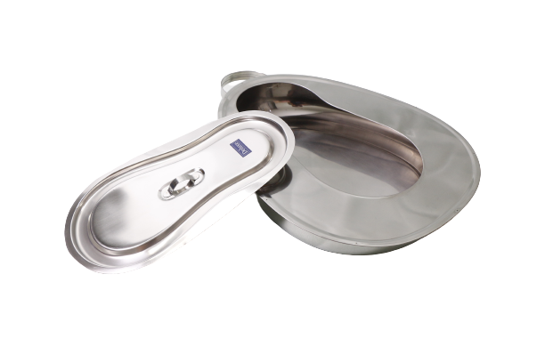 Stainless Bed Pan with cover – Golden Horse Medical Supplies